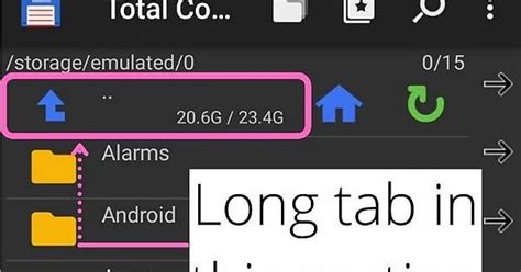 how to create text file using total commander tc android app album