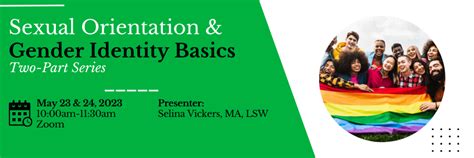 Webinar Series May 23 And 24 Sexual Orientation And Gender Identity