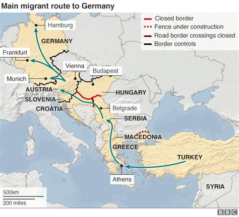 Migrant Crisis Austria Plans Slovenia Border Fence Bbc News