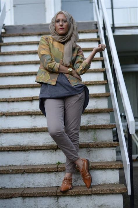 30 Stylish Ways To Wear Hijab With Jeans For Chic Look Part 5