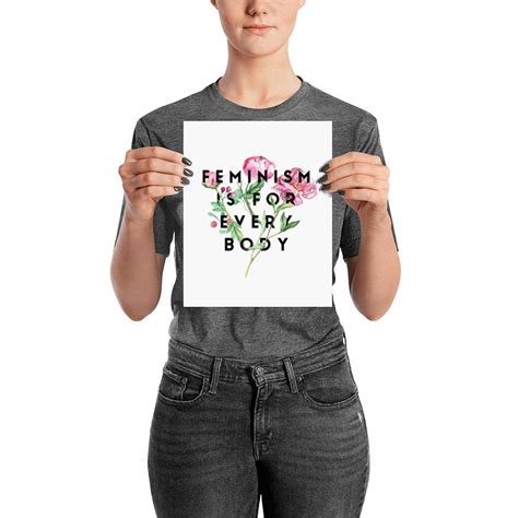 Feminism Is For Every Body Feminist Wall Art Digital Download Etsy