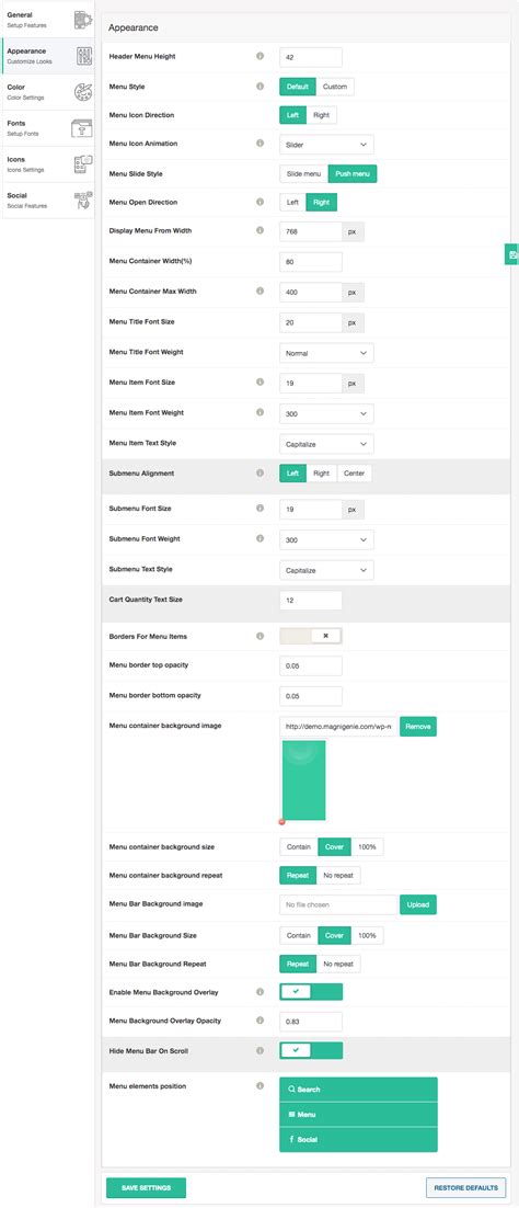 wp responsive menu wordpress plugin
