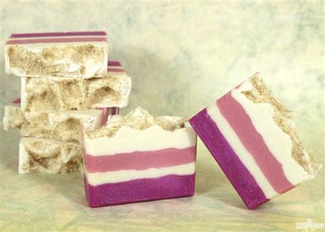 Layered Lilac Loofah Cold Process Soap Queen Рецепт