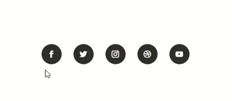 how to create unique social media follow button hover effects with divi