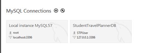how can i connect to a local mysql database using system