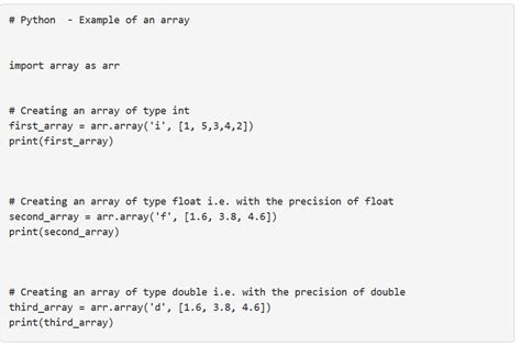 python array from array module