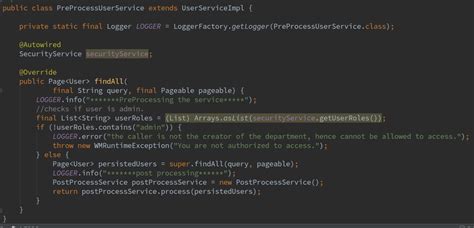 pre post processing for database service apis · wavemaker docs