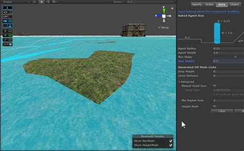 navmesh is excluding terrain areas it shouldn t unity forum
