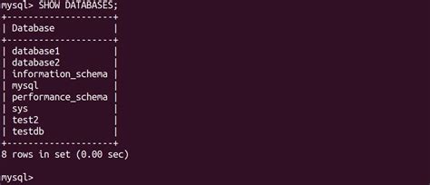 delete drop a database in mysql