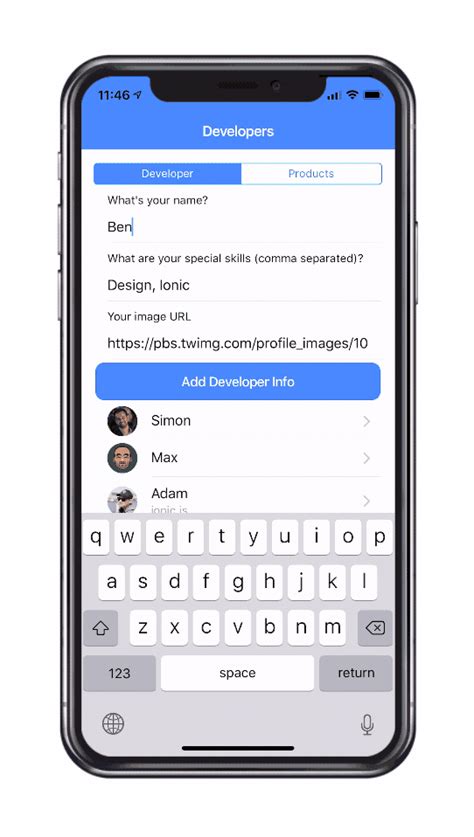 how to build an ionic 4 app with sqlite database and queries and debug