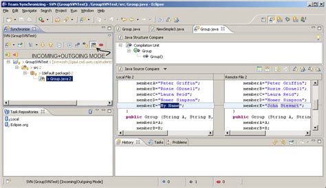 using subversion svn in eclipse