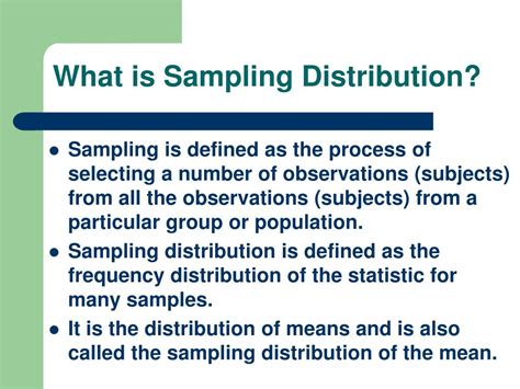 Ppt Sampling Distribution Powerpoint Presentation Free Download Id
