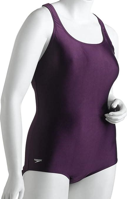 Speedo Womens Long Solid Moderate Ultraback Powerflex One