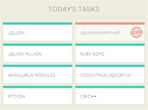 jquery todo list plugins jquery script