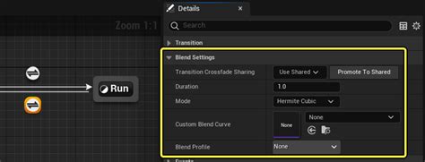 transition rules in unreal engine unreal engine 5 0 documentation