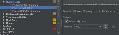 can t make php cs fixer work ides support intellij