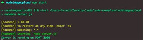 node express image upload and resize tutorial example