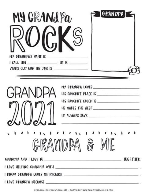 Fathers Day Questionnaire Printable 2022 Free Download Fathers Day