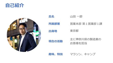 パワーポイントでの自己紹介スライドの作成方法！シンプルでおしゃれな無料テンプレート 伝わるパワポ資料作成塾「smart」