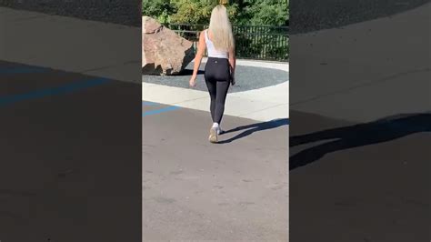 Sexy Yoga Pants Creepshot At The Park Youtube