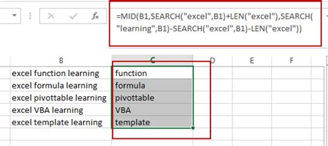 how to extract text between two text strings in excel free excel tutorial