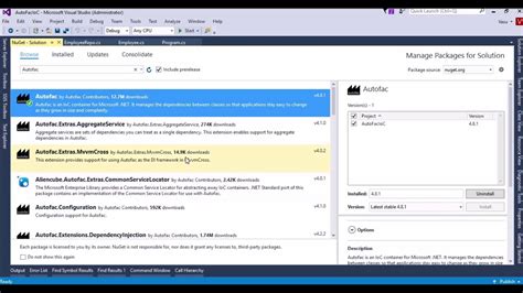 autofac dependency injection c example youtube