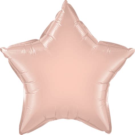 Rose Gold Star Foil Balloons Helium Balloons Online Balloonery
