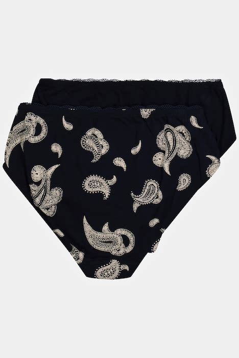2 Pack Paisley Eco Cotton Panties Panties Lingerie