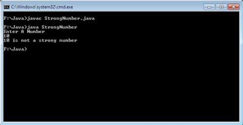 strong number program in java example computer notes