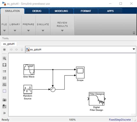 design and implement a filter matlab and simulink