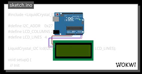 liquidcrystal i2c wokwi esp32 stm32 arduino simulator