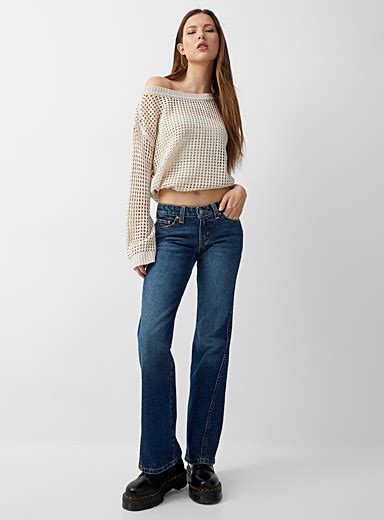 Indigo Blue Bootcut Jean Levis Simons