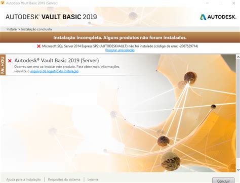solved failed installation vault server 2019 autodesk community