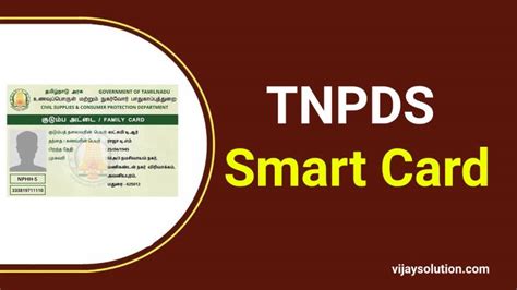 Tnpds Smart Card 2024 Form Ration Card Status Check Vijay Solutions