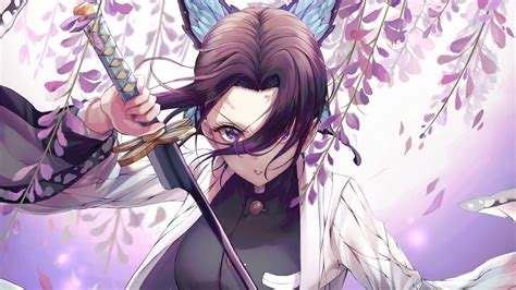 Shinobu Kocho Katana Kimetsu No Yaiba 4k Hd Wallpaper