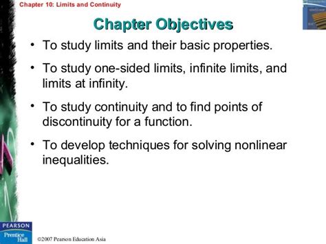 Chapter 10 Limit And Continuity