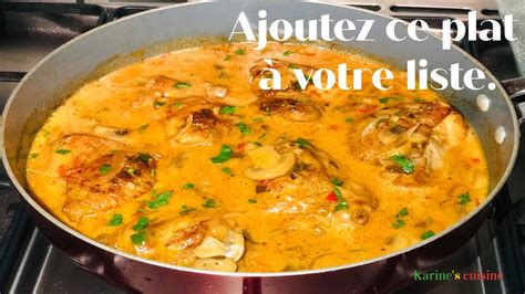 Une Fricassée De Poulet à La Crème à Ma Façon Delicieux Faitmaison