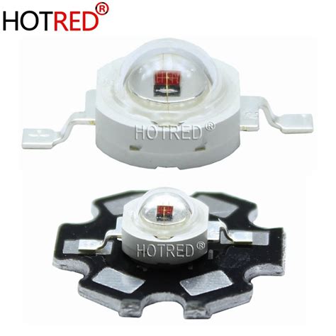 100pcs 3w High Power Led 730nm 740nm Lamp Ir Far Red Led Far Infrared