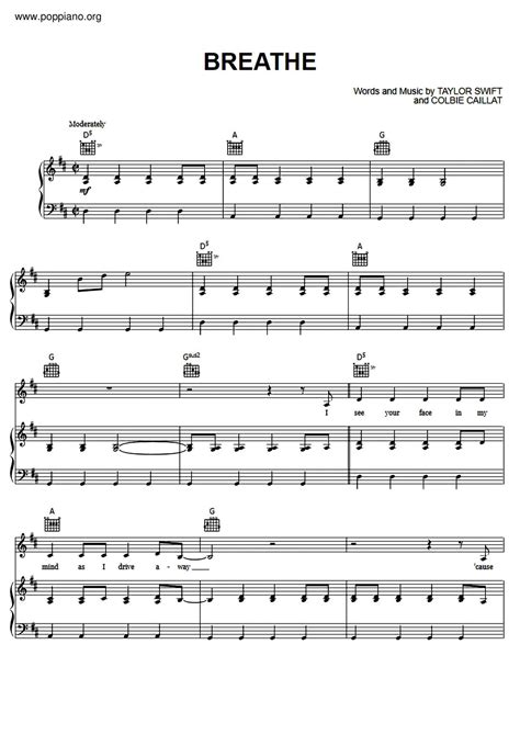Breathe Sheet Music Piano Score Free Pdf Download Hk Pop Piano