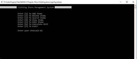 simple shop management system in c with source code source code images
