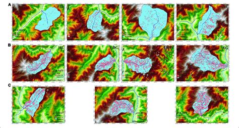 Classified ρ And Corresponding Spatial Distribution Of Landslides