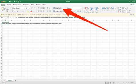 how to wrap text in microsoft excel in 2 ways to make