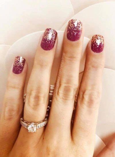 10 Amazing Wine Colored Nail Design Ideas Entertainmentmesh