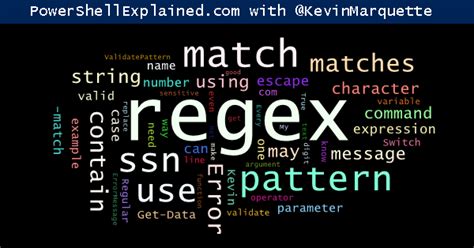 powershell the many ways to use regex