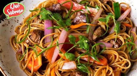 AsÍ De FÁcil Preparo TallarÍn Saltado De Cerdo Receta RÁpida Y