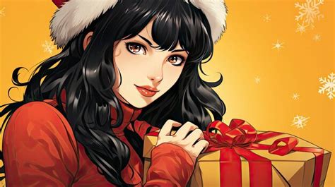 Premium Ai Image Beautiful Pinup Girl Dressed As Santa Claus With Ts