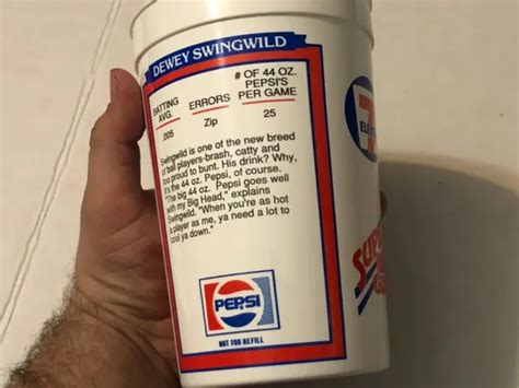 Vintage 7 Eleven Super Big Gulp Cup Pepsi Allstars Dewey Swingwild £5