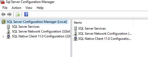 unable to access sql server configuration manager stack