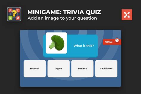 multiple choice trivia quiz game template