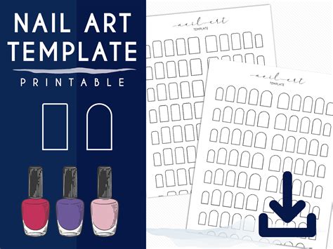 Nail Art Templates Printable